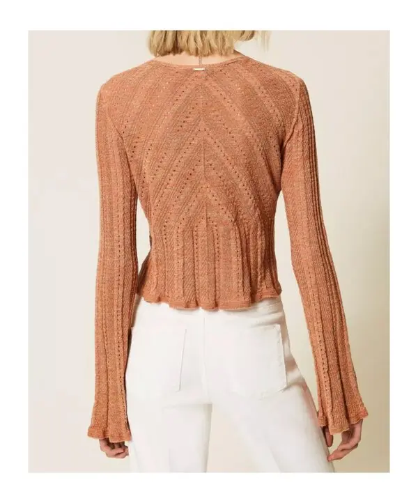 TWINSET Tie-front Knitted Cardigan