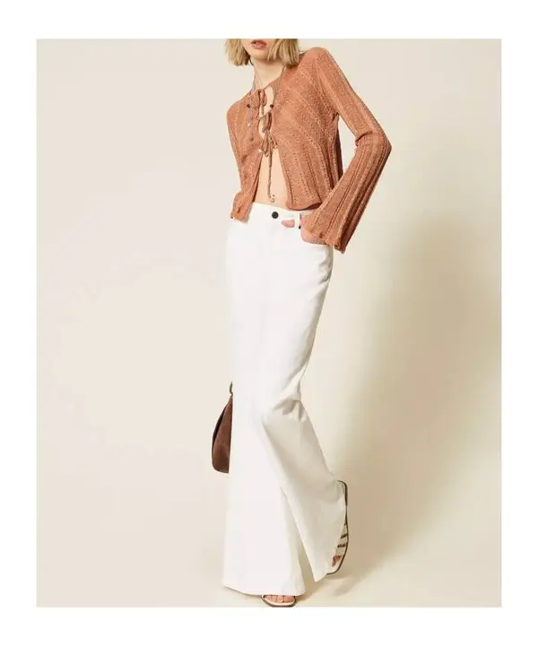 TWINSET Tie-front Knitted Cardigan