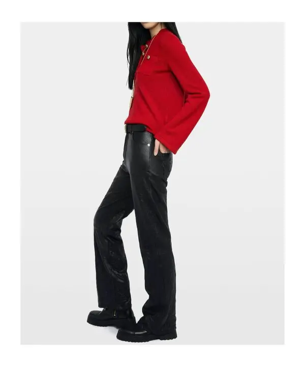 Zadig&Voltaire Lucas Button-detailed Sweater - Red