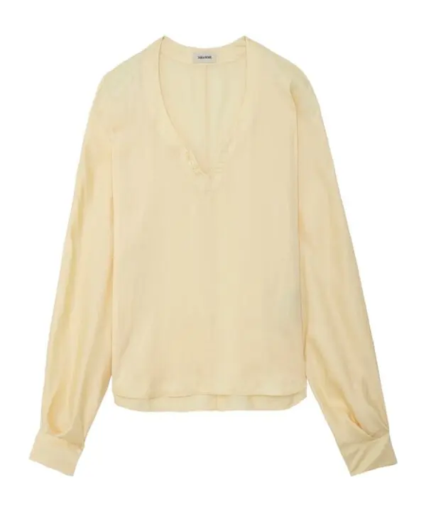 Zadig&Voltaire Tonastir Satin-finish Blouse - Shea