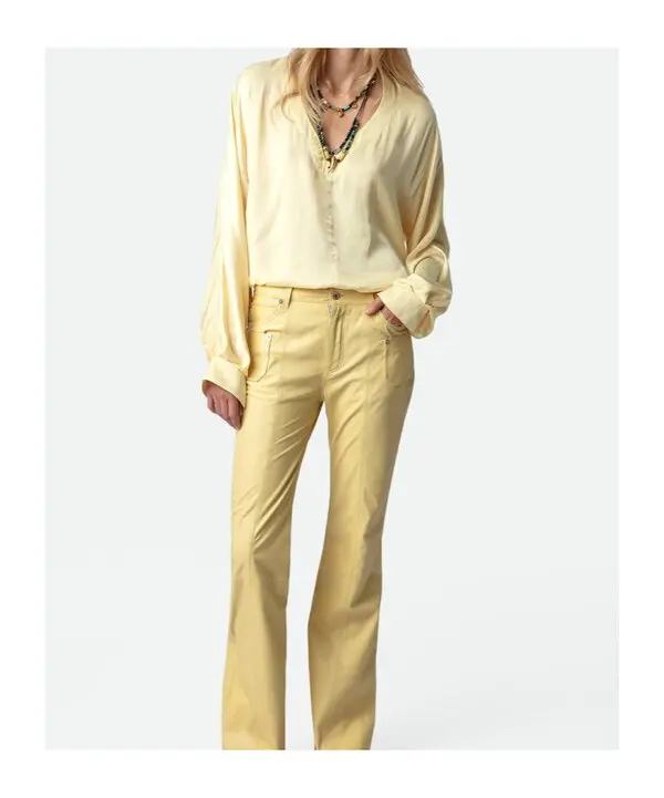 Zadig&Voltaire Tonastir Satin-finish Blouse - Shea