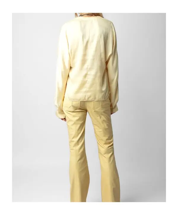 Zadig&Voltaire Tonastir Satin-finish Blouse - Shea