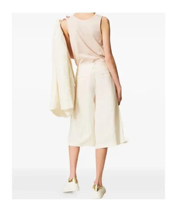 TWINSET Pleated Bermuda Shorts
