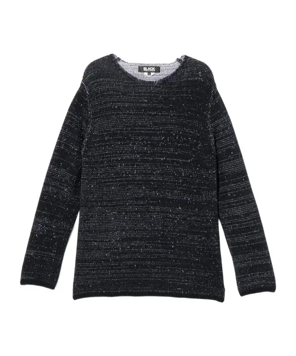 Comme Des Garçons Speckled Long-sleeve Jumper
