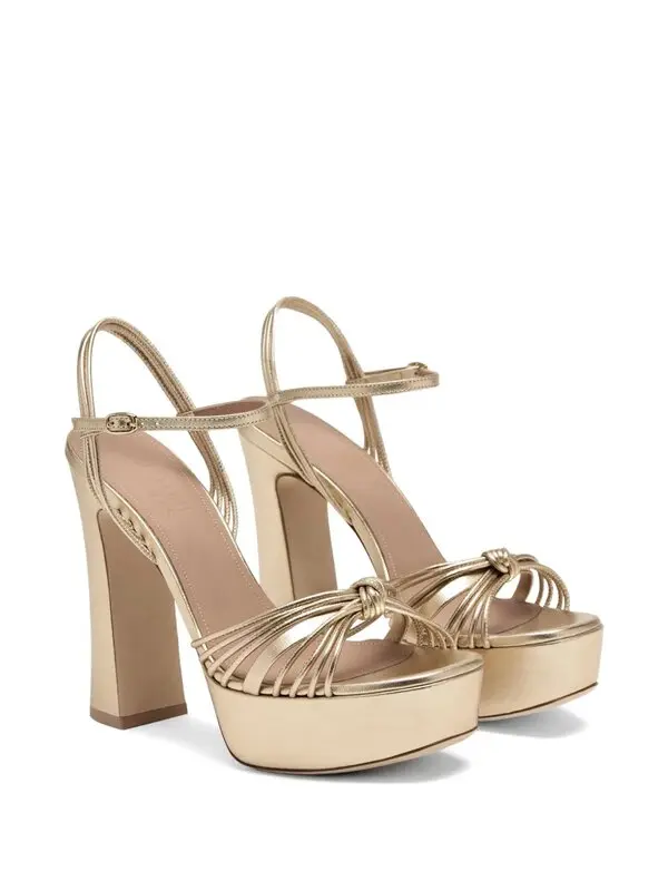 MALONE SOULIERS Lucille Leather Platform Sandals