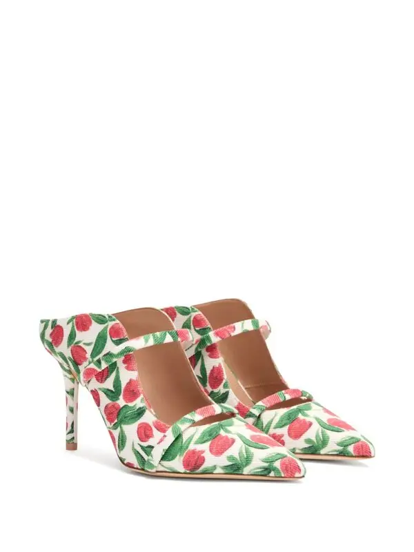 MALONE SOULIERS Noah Tulip Print Mules