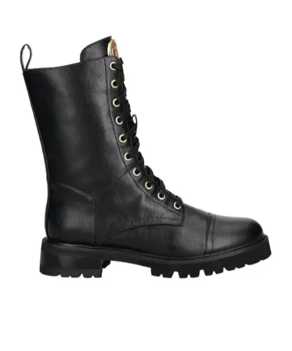 TWINSET Round Toe Lace-up Boots