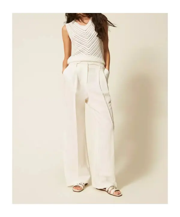 TWINSET High-rise Palazzo Pants