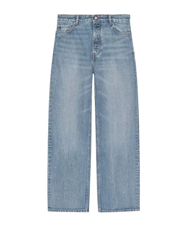 GANNI Logo-patch Jeans
