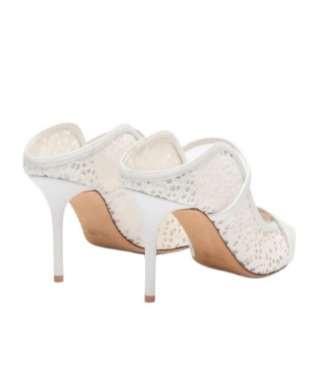 MALONE SOULIERS Maureen Broderie Mesh Mules