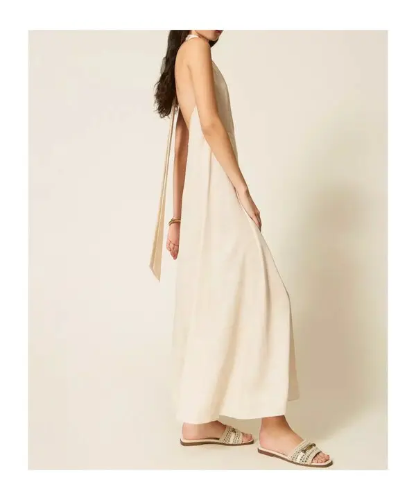 TWINSET Halterneck Tie Dress