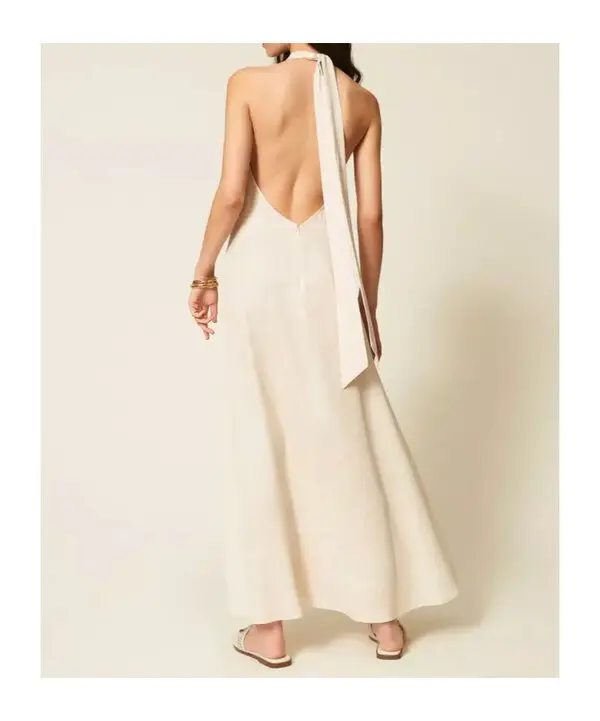 TWINSET Halterneck Tie Dress