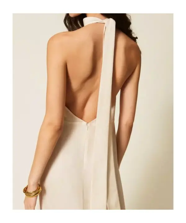 TWINSET Halterneck Tie Dress