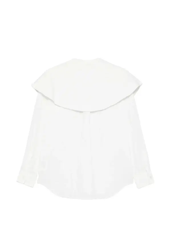 Comme Des Garçons Oversized-collar Button-fastening Shirt