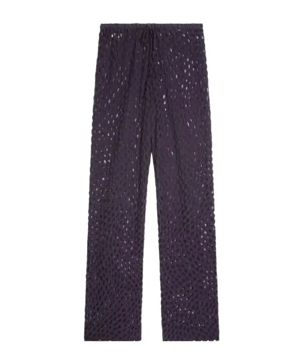 Dries Van Noten Drawstring Jersey Trousers