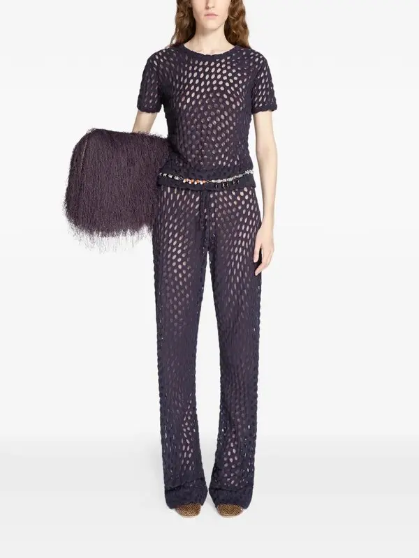 Dries Van Noten Drawstring Jersey Trousers