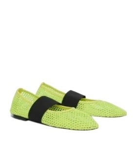 MSGM Round-toe Strap Ballet Flats