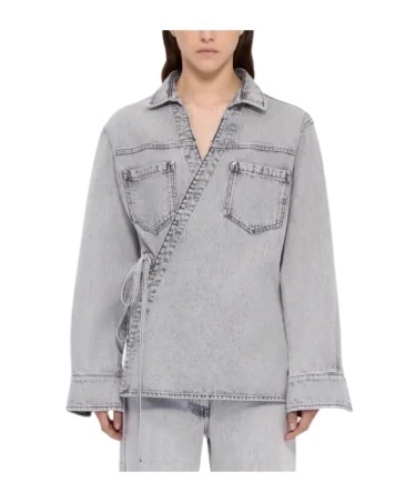 MSGM Patch Pocket Tie Shirt