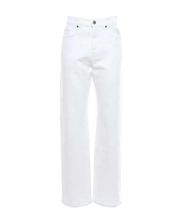 P.a.r.o.s.h Straight Leg Trousers - White