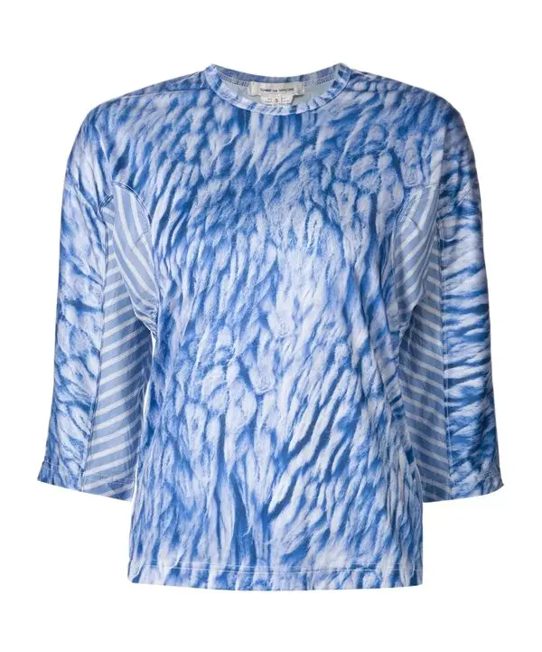 Comme Des Garçons Abstract Print Blouse