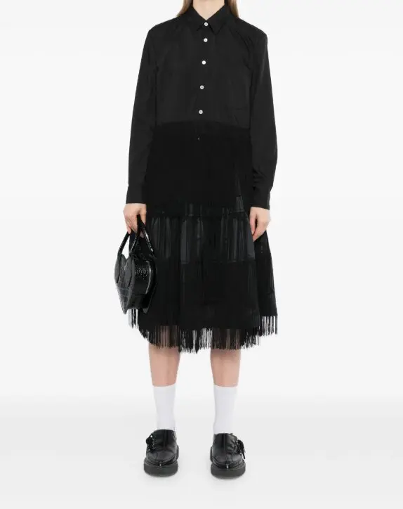 Comme Des Garçons Tassel Trim Shirt