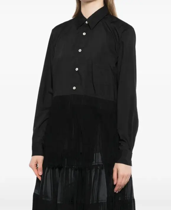 Comme Des Garçons Tassel Trim Shirt