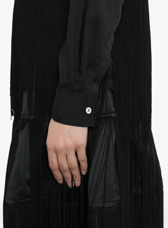 Comme Des Garçons Tassel Trim Shirt