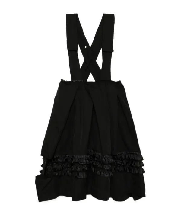 Comme Des Garçons Taffeta Frill Pinafore