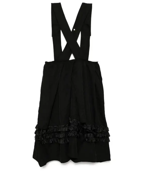 Comme Des Garçons Taffeta Frill Pinafore