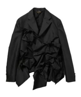 Comme Des Garçons Ruffled Deconstructed Jacket