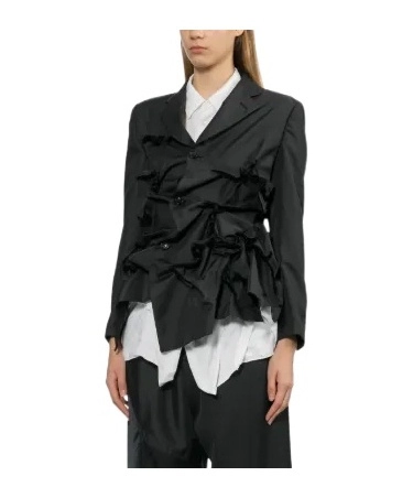 Comme Des Garçons Ruffled Deconstructed Jacket
