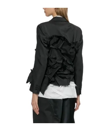 Comme Des Garçons Ruffled Deconstructed Jacket