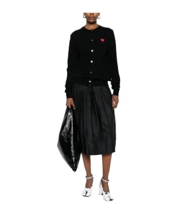 Play Comme Des Garcon Heart-logo Cardigan