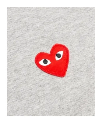 Play Comme Des Garcon Heart Logo-patch Track Jacket - White