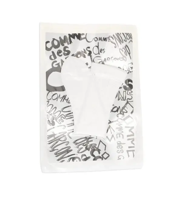 Comme Des Garçons Checkered Ribbed Tights