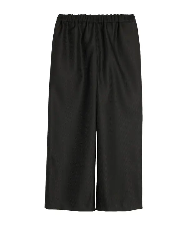 Comme Des Garçons Wide Leg Pleated Trousers