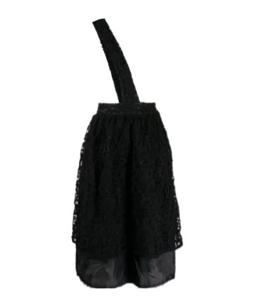Comme Des Garçons Floral Lace High-waisted Skirt