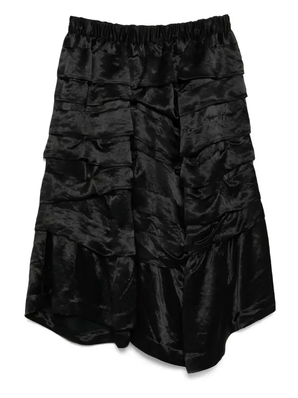 Comme Des Garçons Acetate Ruffled Skirt