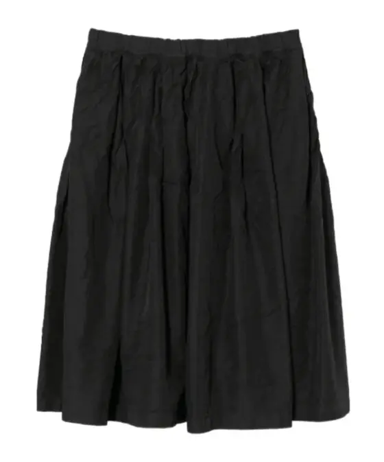 Comme Des Garçons Pleated Midi Skirt