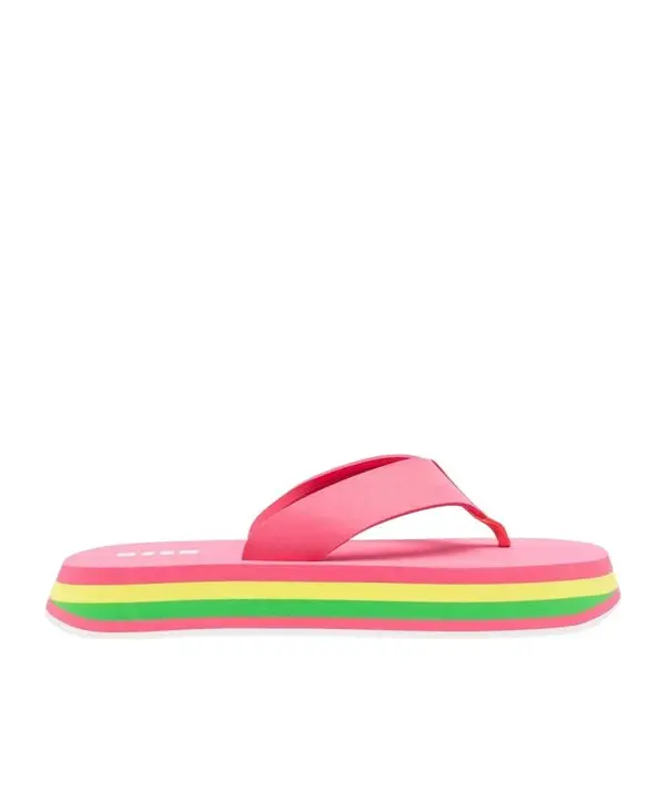 MSGM Thong-strap Chunky Flip Flops - Pink