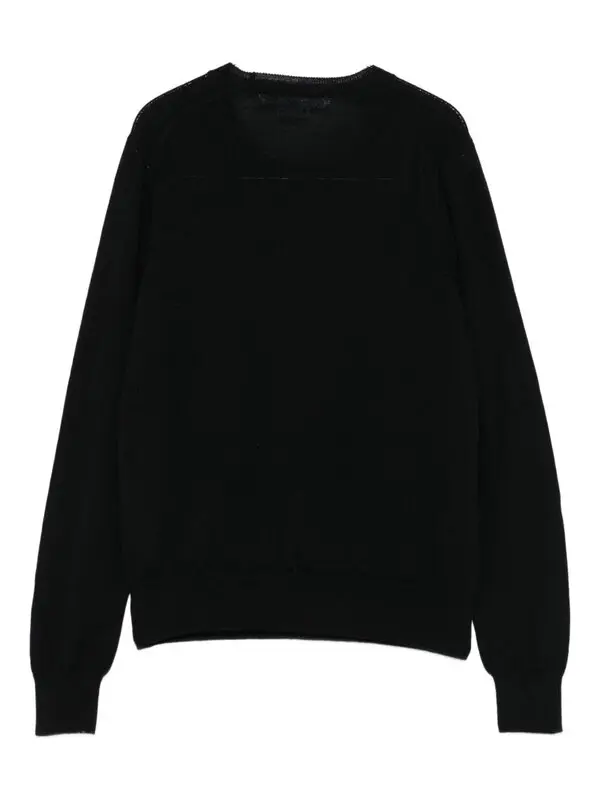 Comme Des Garçons Ruffled Fine Knit Sweater