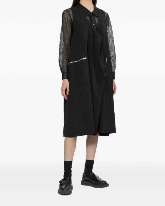 Comme Des Garçons Patchwork Midi Dress