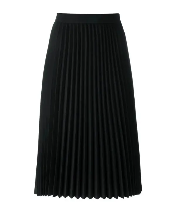 Comme Des Garçons Pleated Midi Skirt