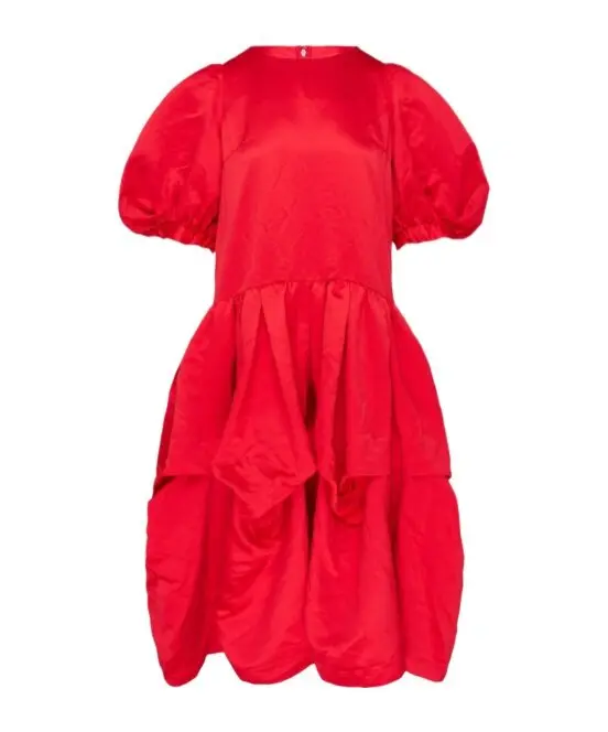 Comme Des Garçons Puff Sleeve Layered Dress