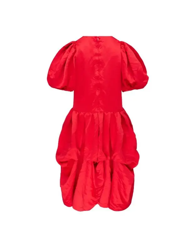 Comme Des Garçons Puff Sleeve Layered Dress