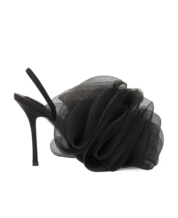 Alexander Wang Ruched Tulle Mules