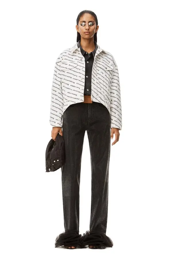 Alexander Wang Ruched Tulle Mules