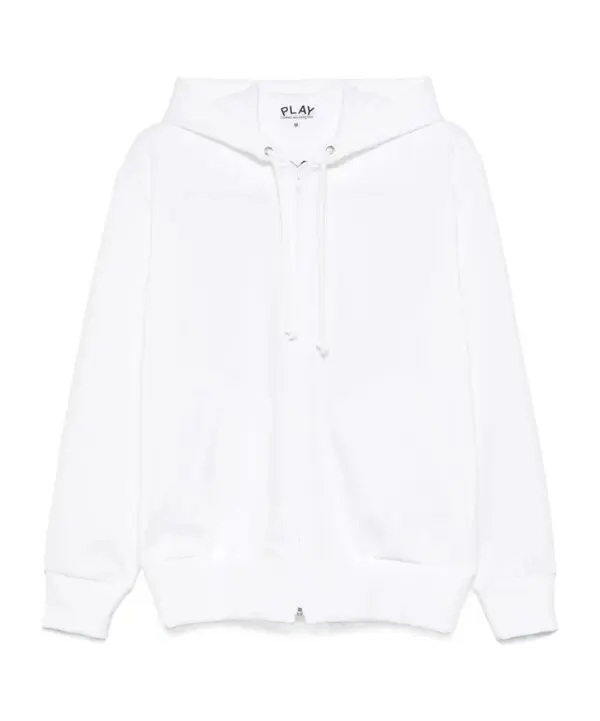 Play Comme Des Garcon Signature Heart-patch Hoodie