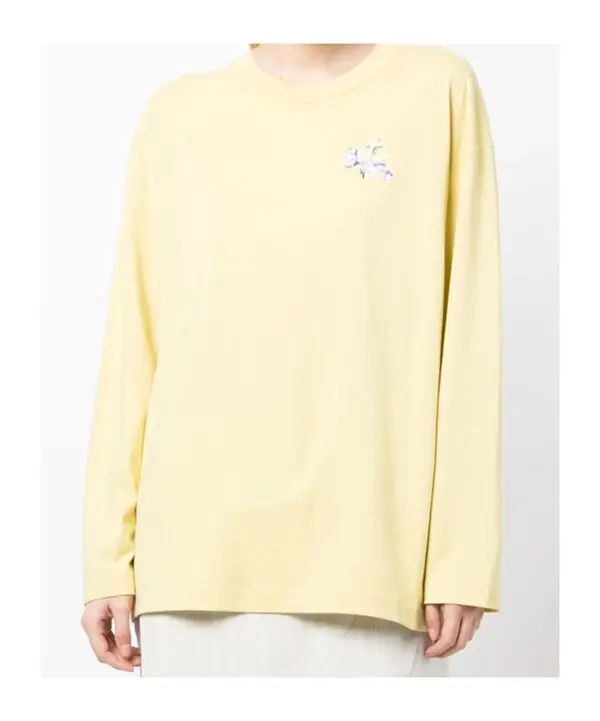Off-White Flower Arrow Organic-cotton Sweatshirt