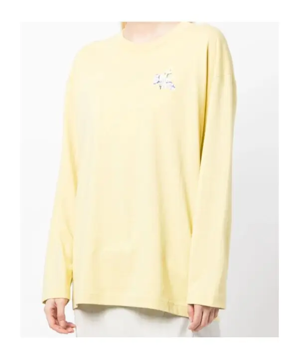 Off-White Flower Arrow Organic-cotton Sweatshirt